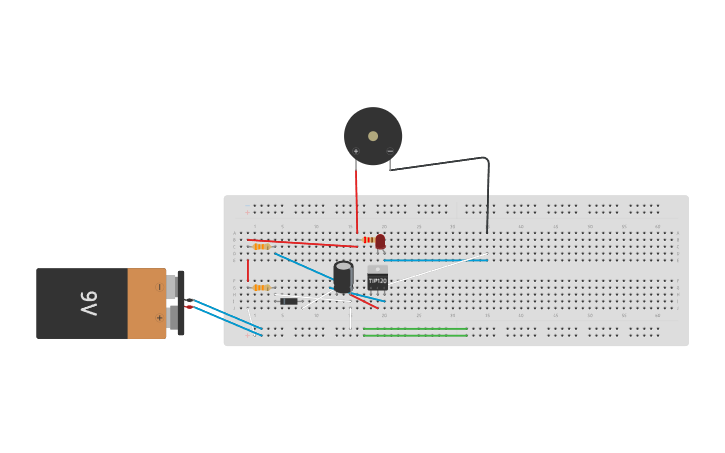 Circuit design Alarma antirrobo mod - Tinkercad