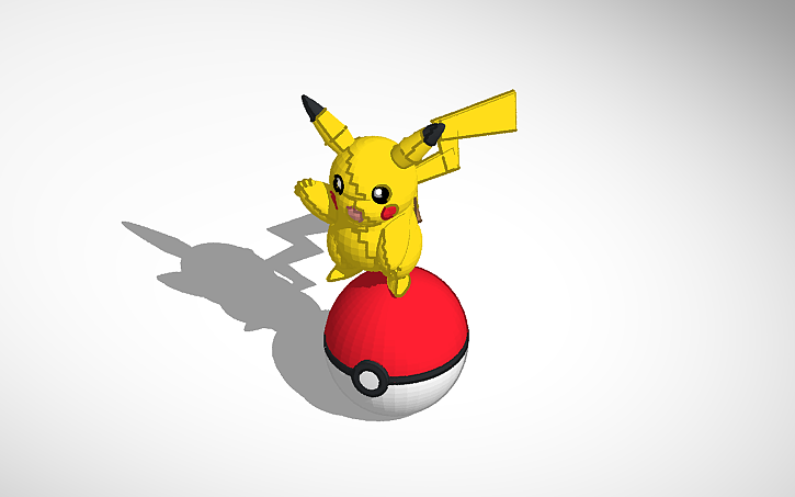 3D design Pokemon pikachu | Tinkercad