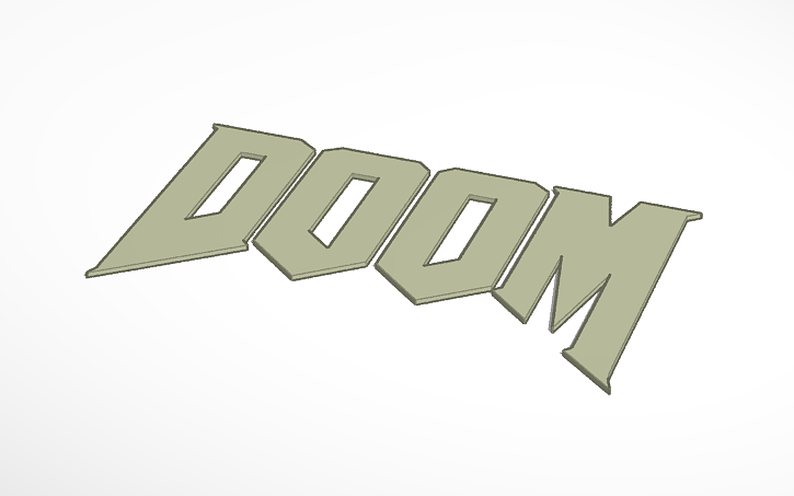 3D design doom - Tinkercad