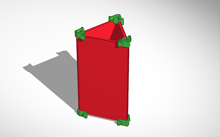 3d Design Triangular Lattice Trellis Tinkercad