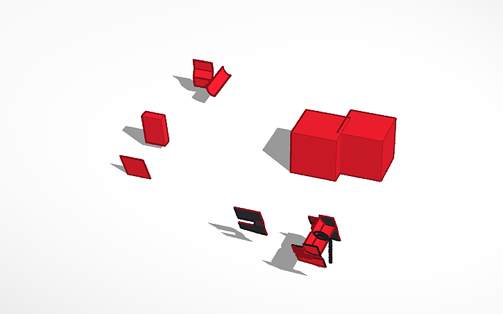 3D design f1 2020 rear wing - Tinkercad