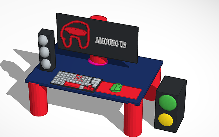3D design copy of GAMER PCSİ - Tinkercad