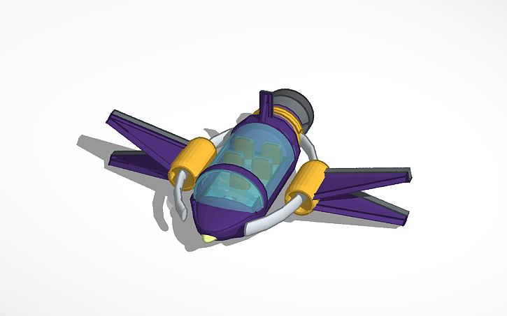 3D design Teneryfe's spaceship | Tinkercad