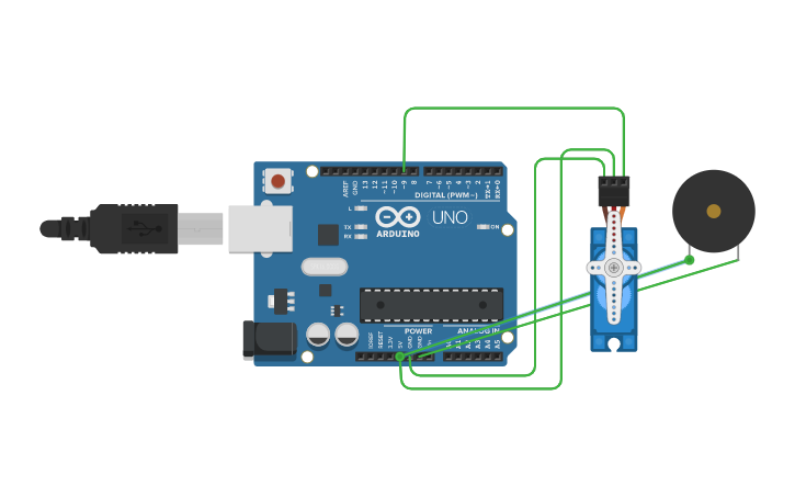Circuit design Sonido - Tinkercad