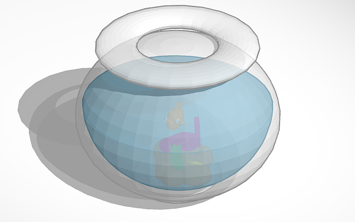 3D design Fish Bowl | Tinkercad