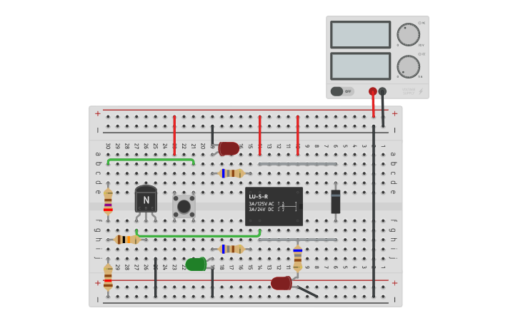 Circuit Design Transistor Switching Tinkercad