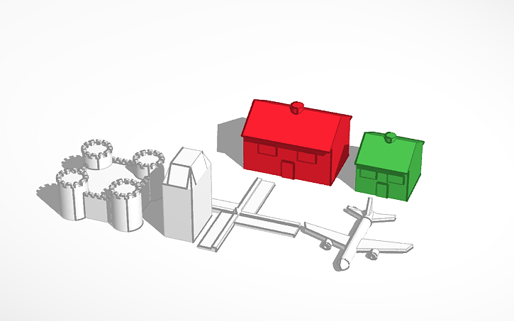 3D design Monopoly Pieces - Tinkercad