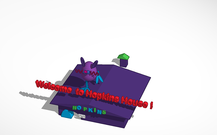 3D design Hopkins House - Tinkercad