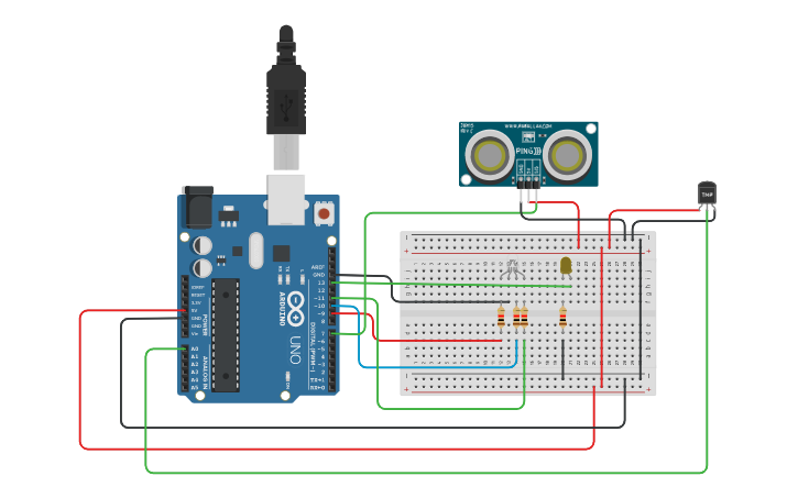 Circuit design Smart system - Tinkercad
