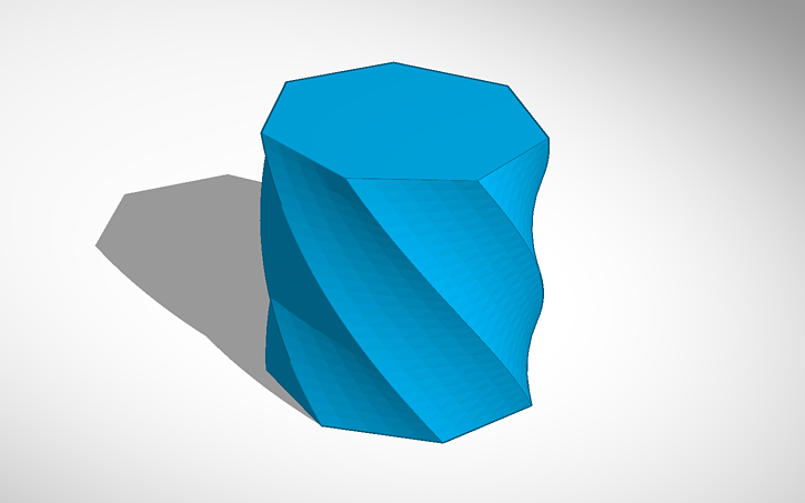 3D design Twisted Polygon SUPER HARD!!!!!!!! #CCS | Tinkercad