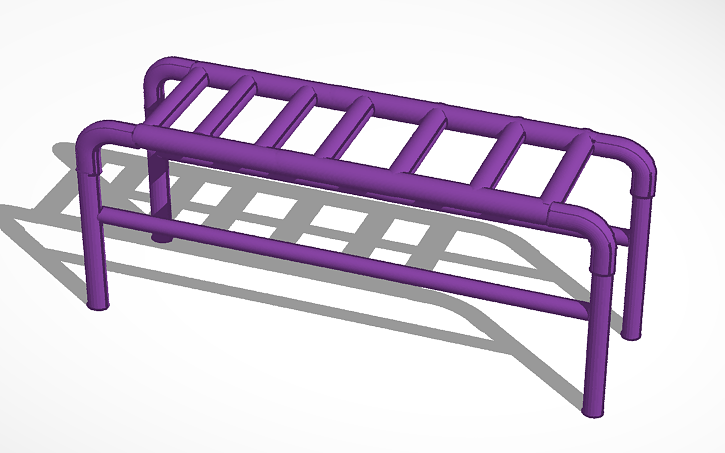 3D design Monkey bars - Tinkercad