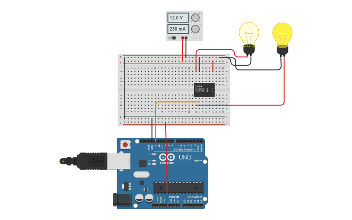 Circuit design Shiny Jarv | Tinkercad