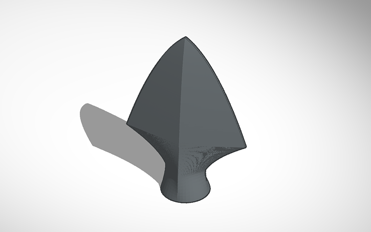 3D design Arrowhead - Tinkercad