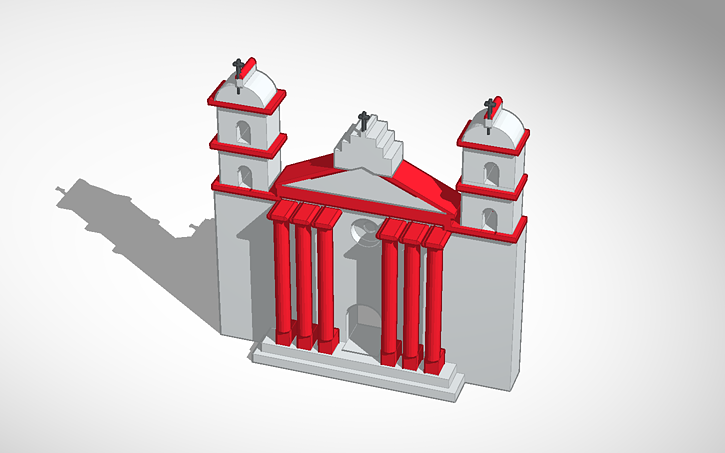 3D design Mission Santa Barbara | Tinkercad
