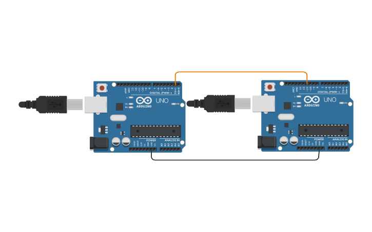 Circuit design Serial Reciver - Tinkercad