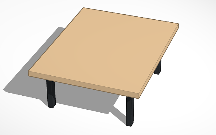 3D design Table - Tinkercad