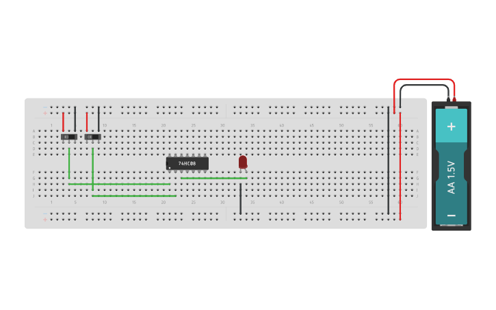 Circuit Design Activity 3 And Gate Tinkercad