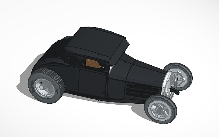 3D design Copy of Hot Rod - Tinkercad