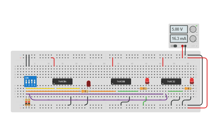 Circuit design EJERCICIO 01 - LOAIZA CARPIO - Tinkercad