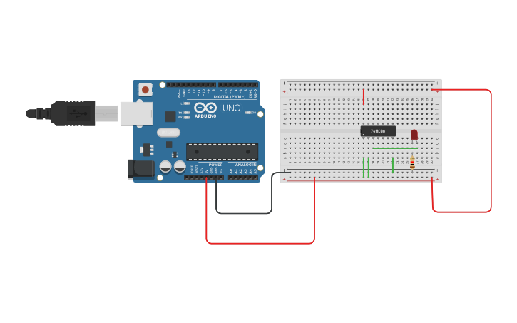 Circuit design And Gate Truth Table Verification - Tinkercad Circuit design And Gate Truth Table Verification - Tinkercad