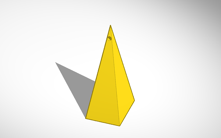 3D design Pyramid Pendant | Tinkercad