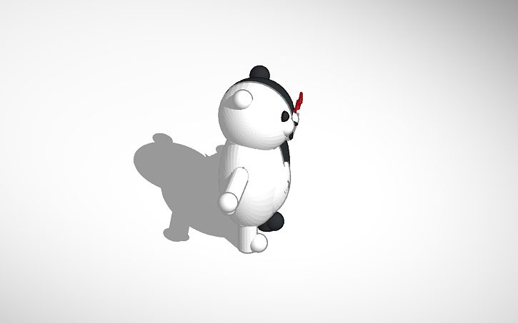 3D design Monokuma - Tinkercad