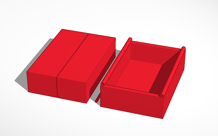 3D design W.I.P Middle Open Box | Tinkercad
