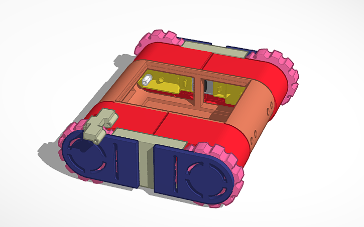 3D design tank - Tinkercad