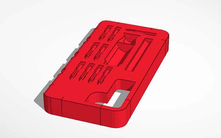 3D design Screwdriver case - Tinkercad