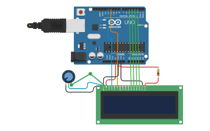 Circuit design ESD LAB 7 TASK 1 | Tinkercad
