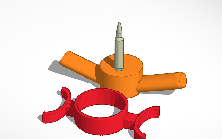 3D design Tank Munition Shell Vive Controller Holder | Tinkercad