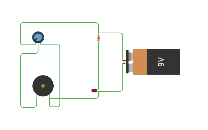 Circuit design Buzzer with volume control - Tinkercad
