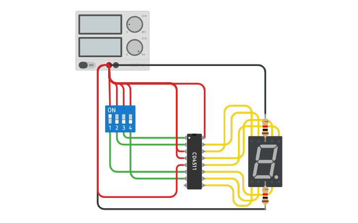 Circuit Design Percobaan 2 Tinkercad