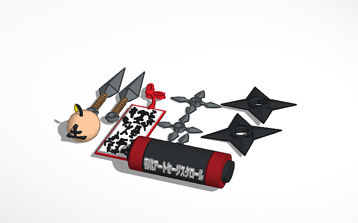 3D design Ninja art | Tinkercad
