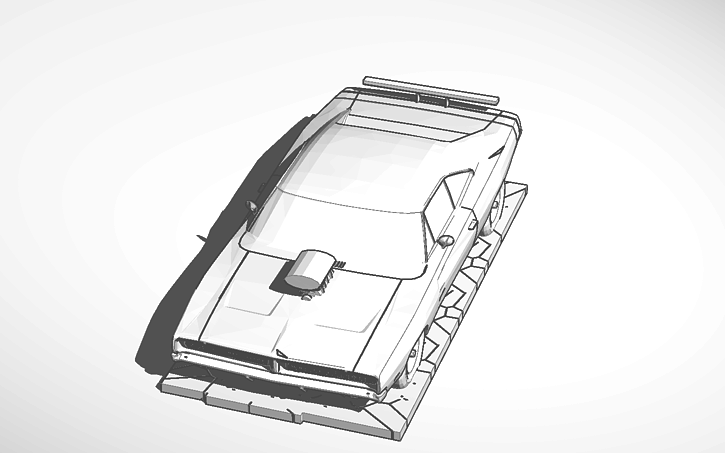 3D design muscle car | Tinkercad