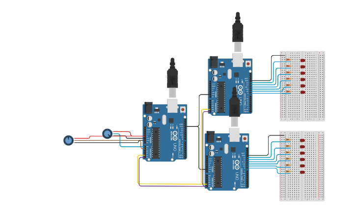 Circuit design HW - I2C project 3 - Tinkercad