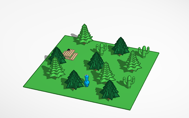 3D design The Forest - Tinkercad