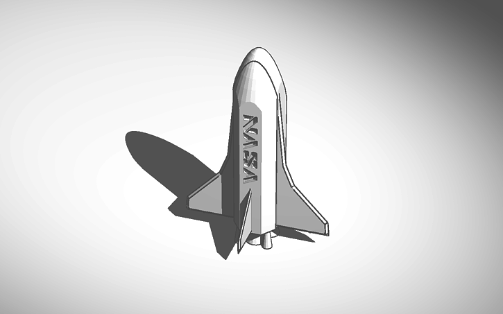 3D design Space Shuttle - Tinkercad