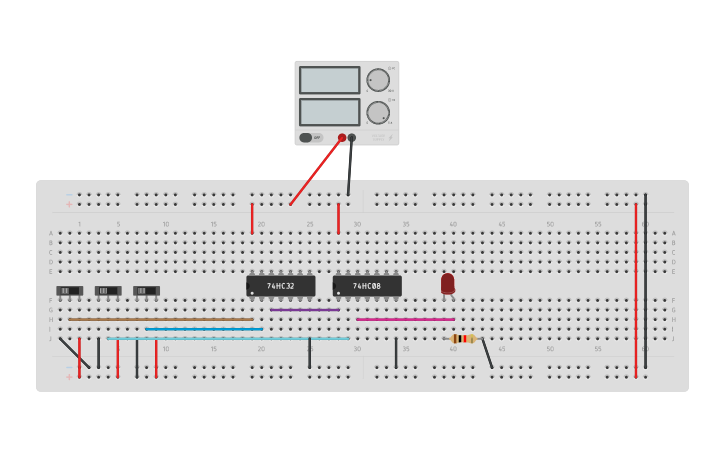 Circuit design Simplified 2 | Tinkercad
