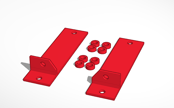 3D design Koolance Radiator Mounting | Tinkercad