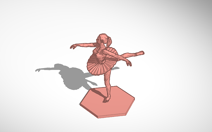 3D design Ballet Dancer - Tinkercad