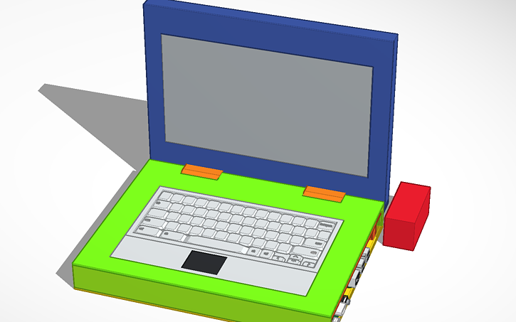 3D design Raspberry PI Netbook | Tinkercad