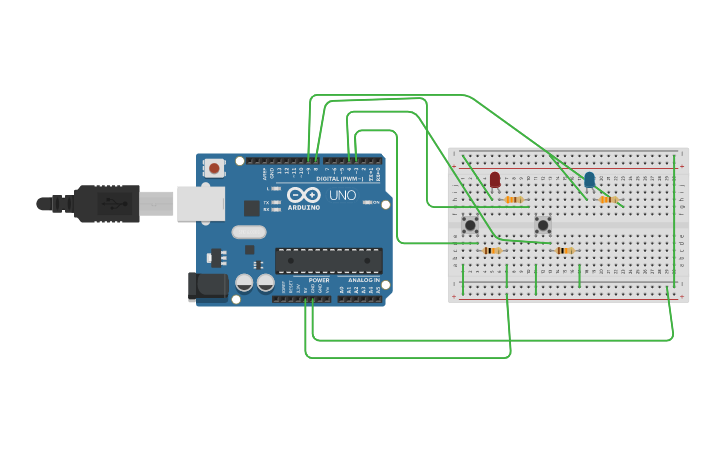 Circuit design Arduino Ders 5 - Tinkercad