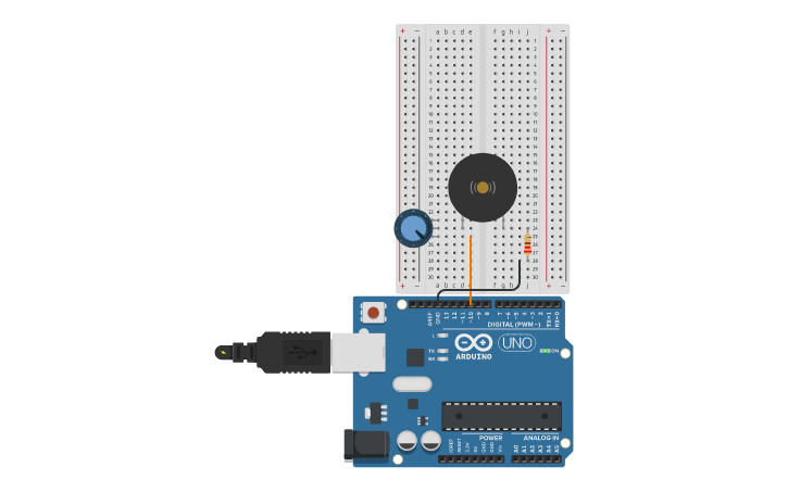 Circuit design Nokia - Tinkercad