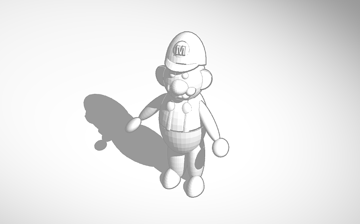 3D design Mario - Tinkercad