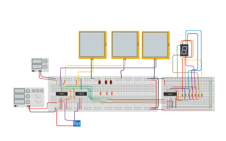 Circuit design Jericho Elian_3C_Praktek No 1 | Tinkercad