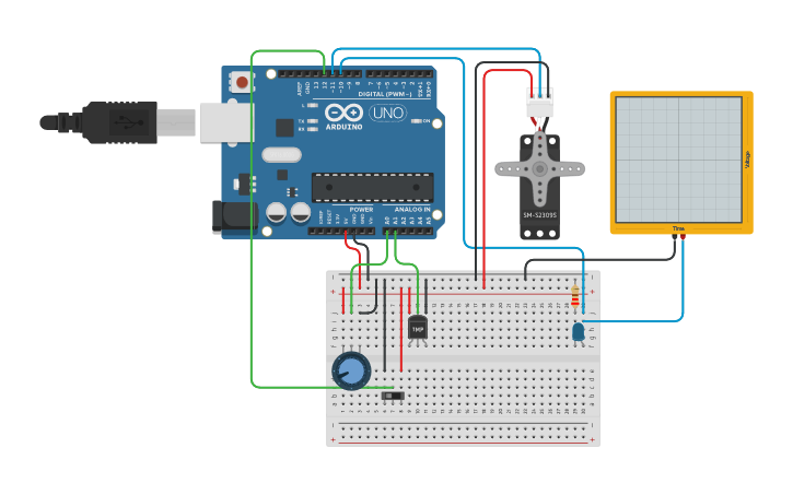 Circuit design Activity 3: Sensors and Actuators with Arduino | Tinkercad
