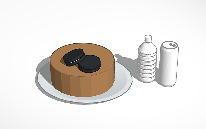 3D design oreo cake | Tinkercad