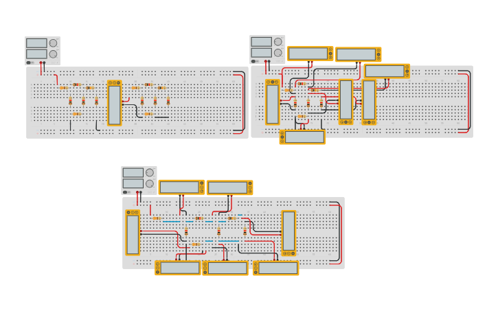 Circuit design Practica 4 Circuito 1 - Tinkercad