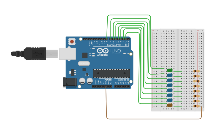 Circuit design Ejercicio 3 | Tinkercad
